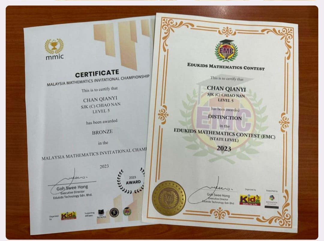 2023年Malaysia Mathematics Invitational Championship Edukids Marhematics ...